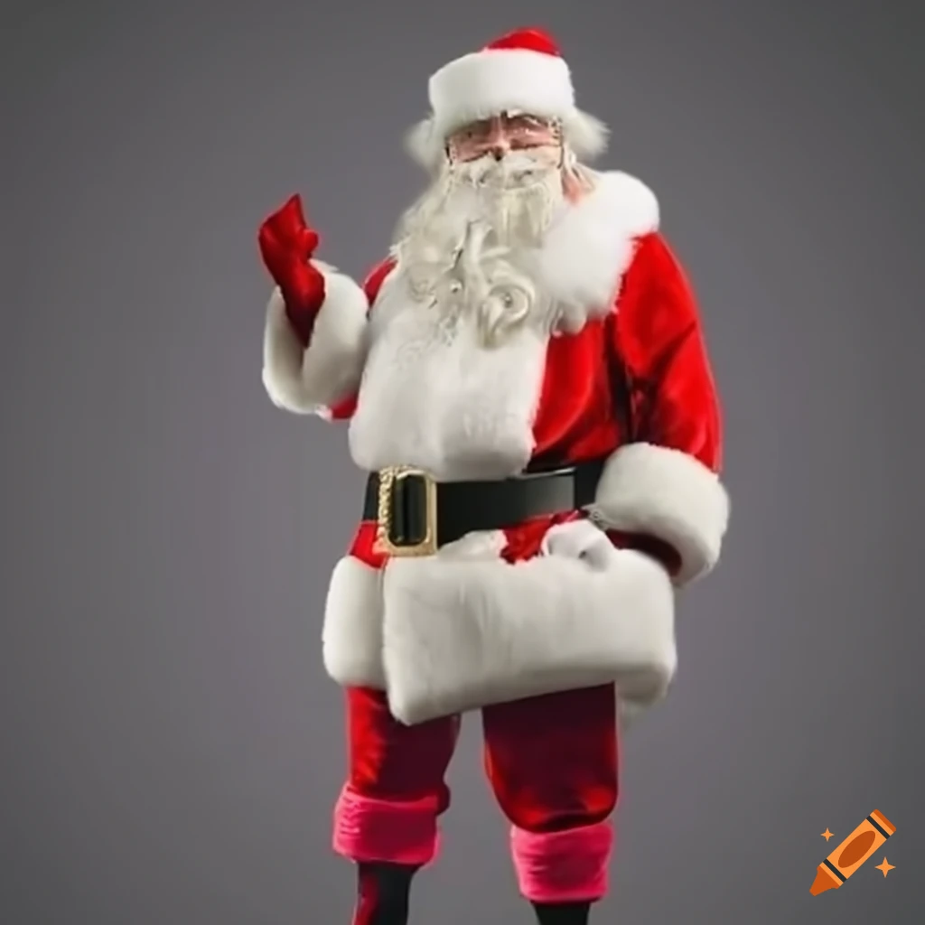 Profile of santa claus