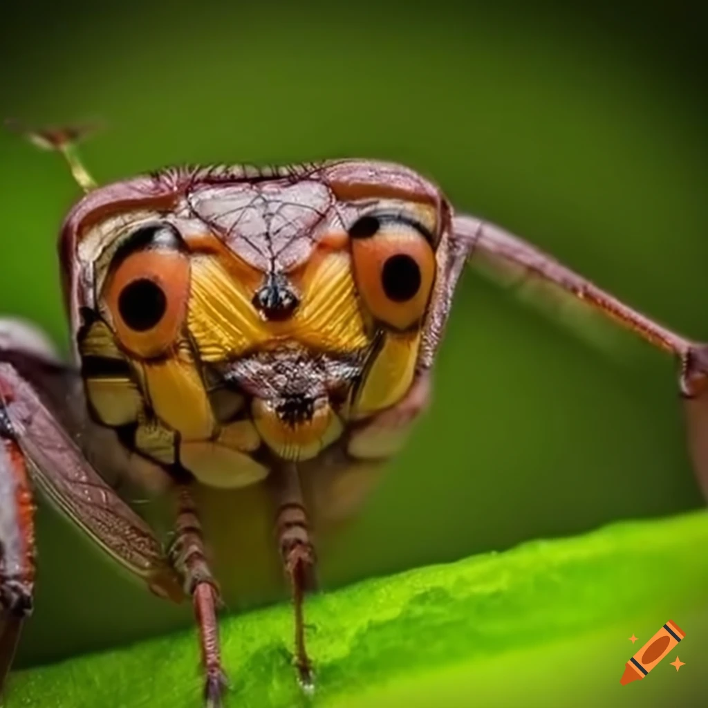 Image of a superhero insect