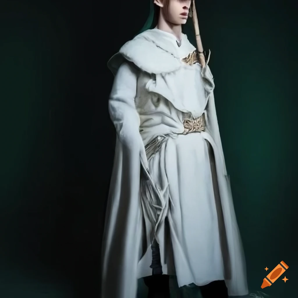 Male elven hunter in winter attire