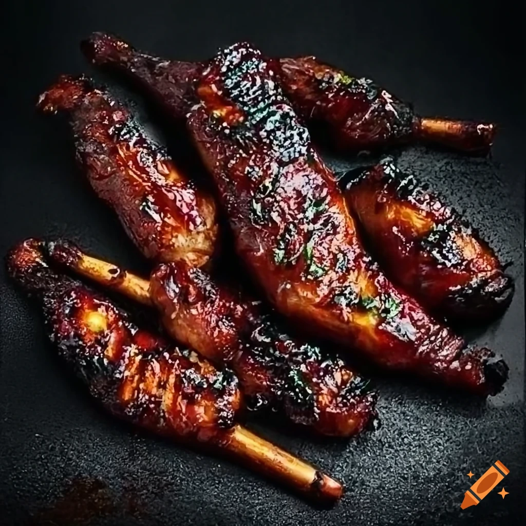 Barbecue images created on Craiyon