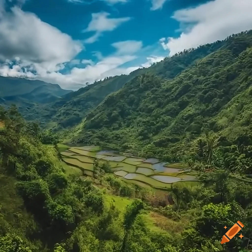 Solarpunk village in the philippines