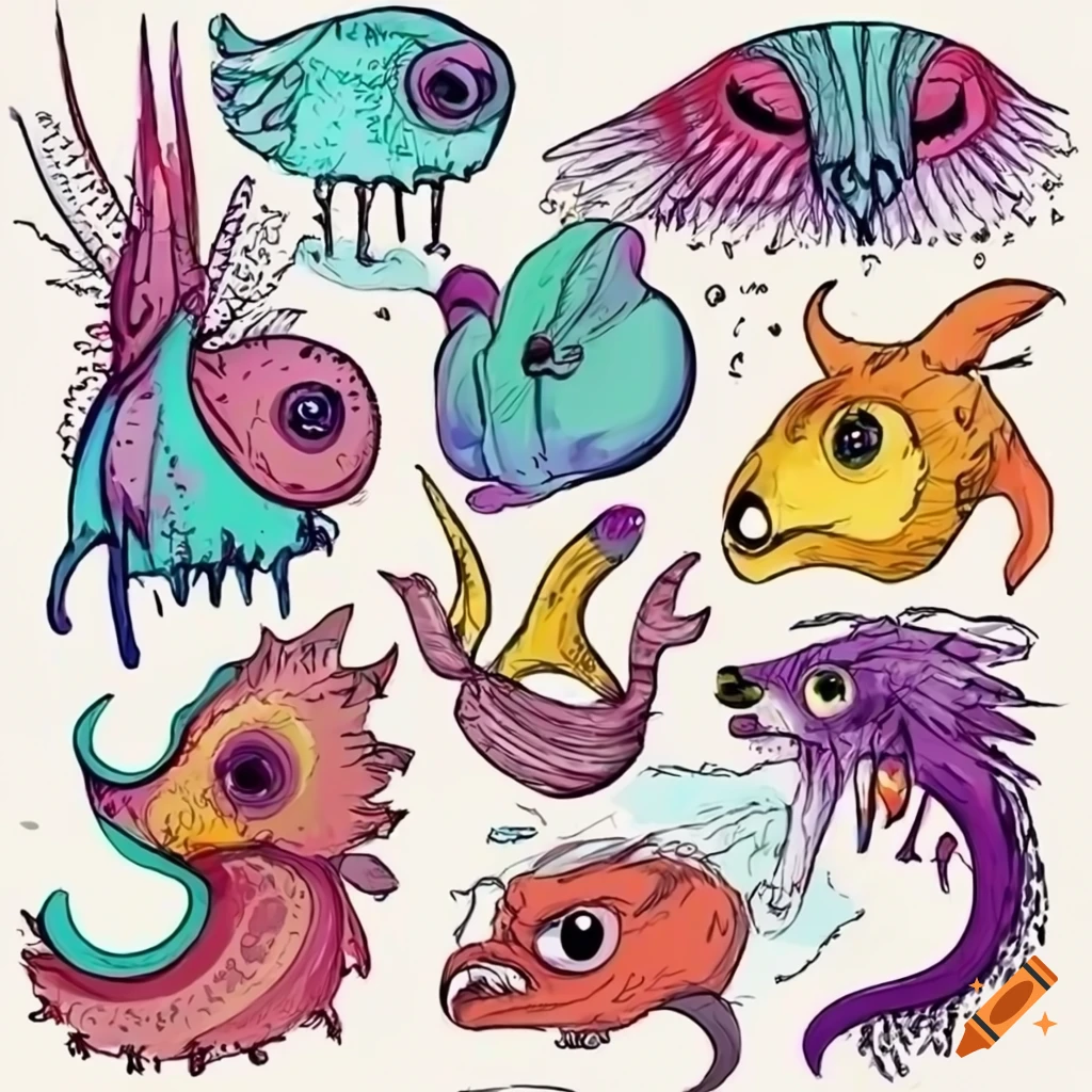 Easy Creature Drawing
