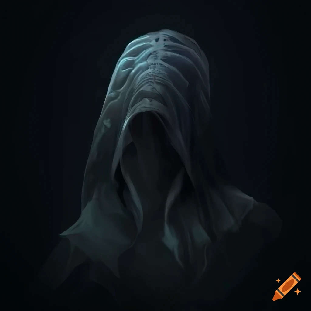 Illustration of umbravore, a shadowy figure with dynamic tendrils on ...