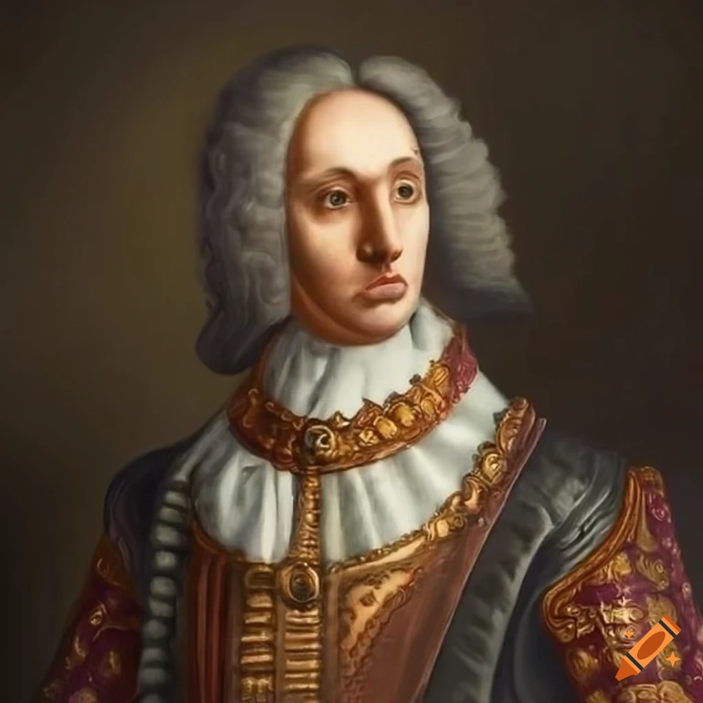 Antique portrait of a nobleman