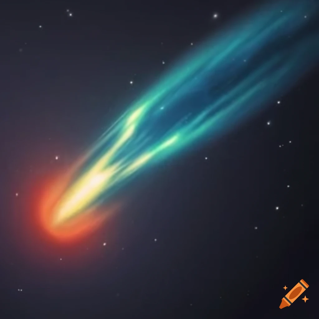 Image of an alien comet on Craiyon