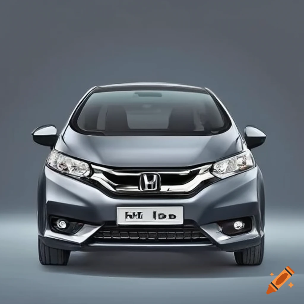 Grey honda fit 2016 car on Craiyon