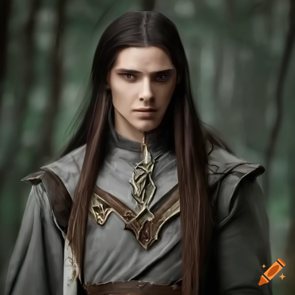 Model Sheet Of A Male Tolkien Elf In Hunter Outfit On Craiyon