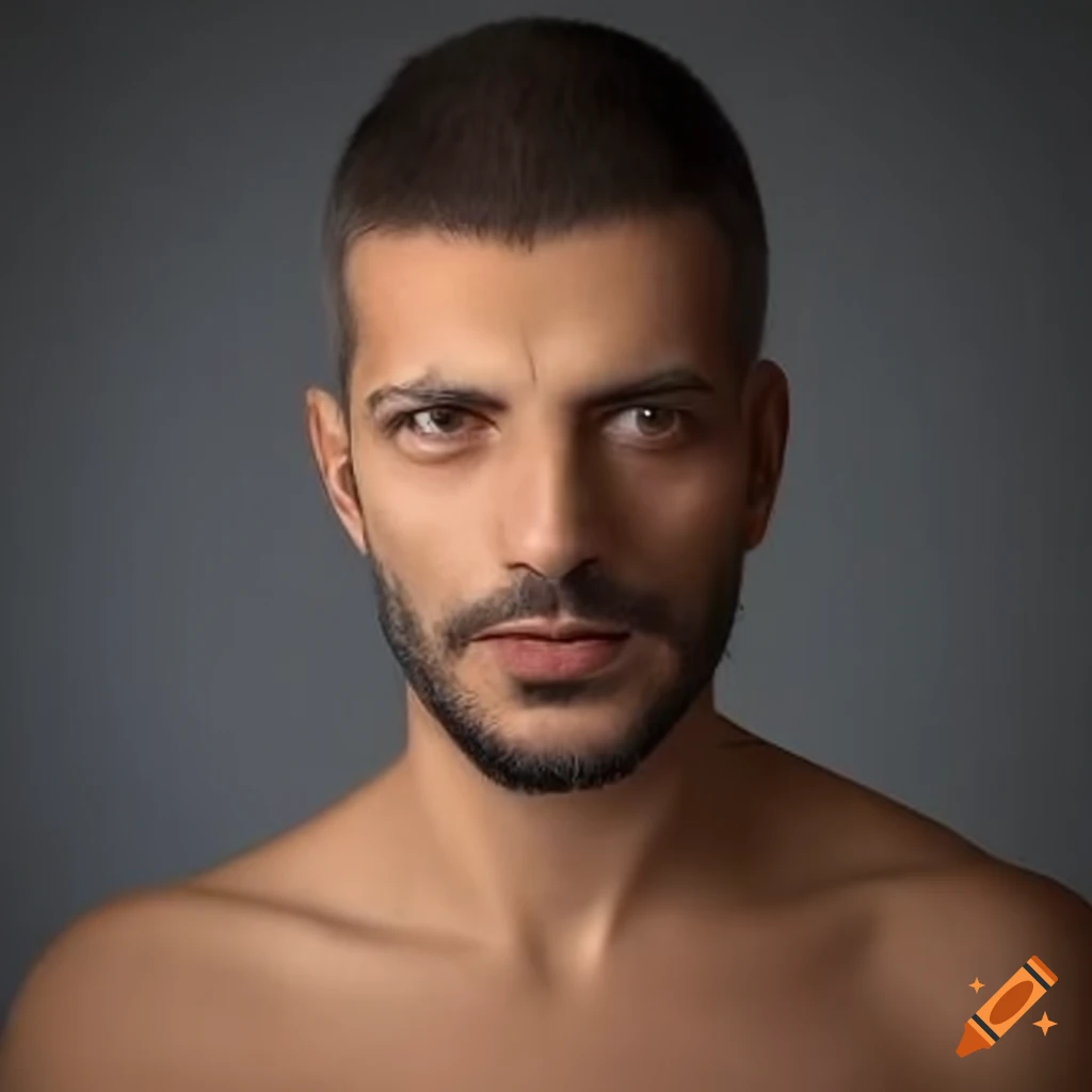 Portrait of a 33-year-old bulgarian man on Craiyon