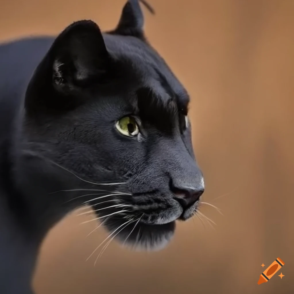 Black puma artwork for sale on Craiyon