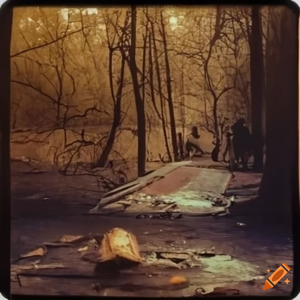 Experimental photographs depicting accidents and deterioration