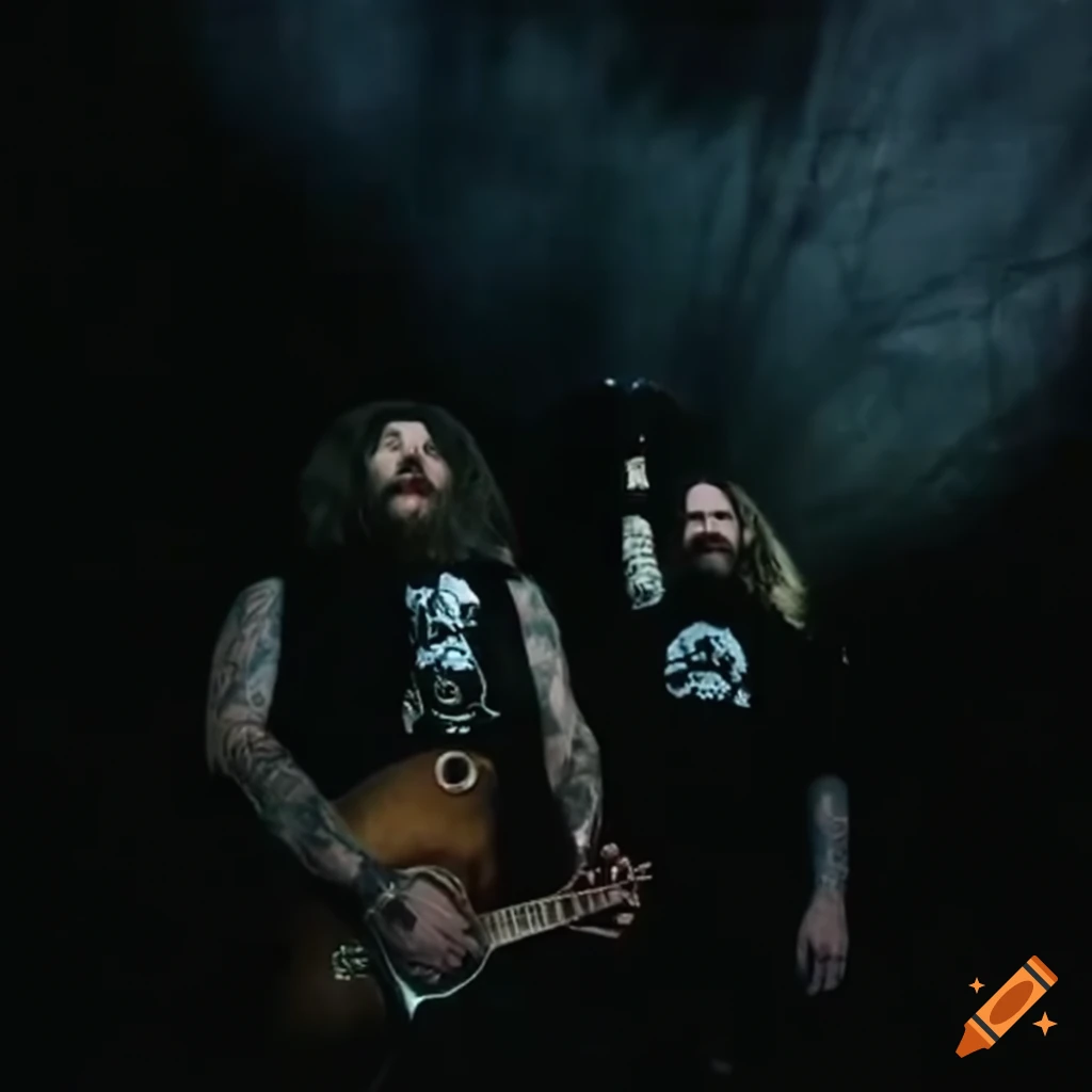 Image of mastodon band riding on mastodons on Craiyon