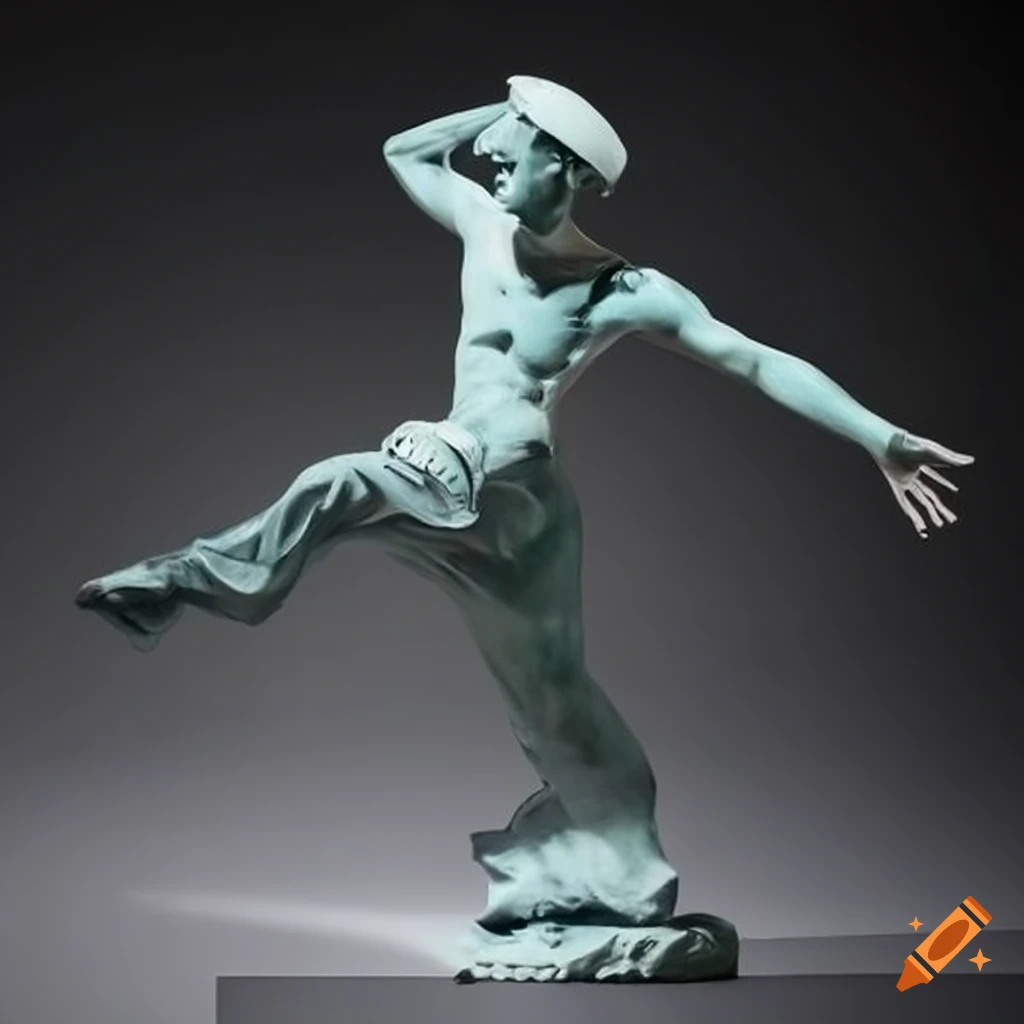 Sculpture representing hip hop culture