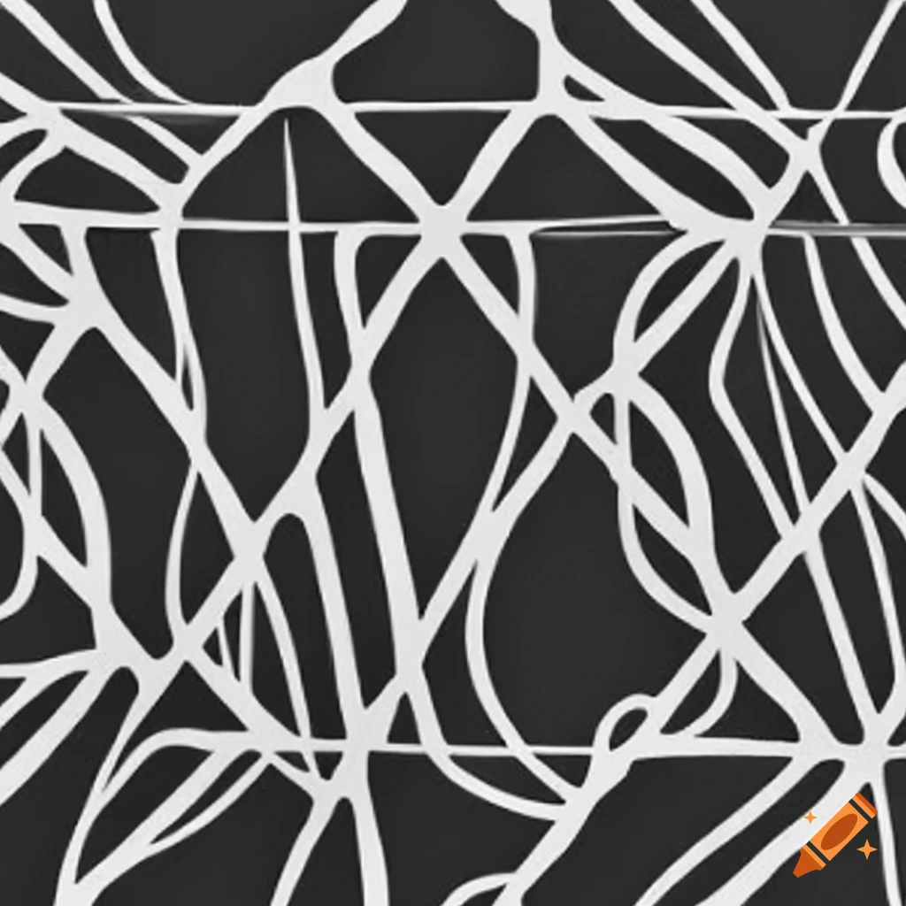 Abstract 2d art with colorful shapes