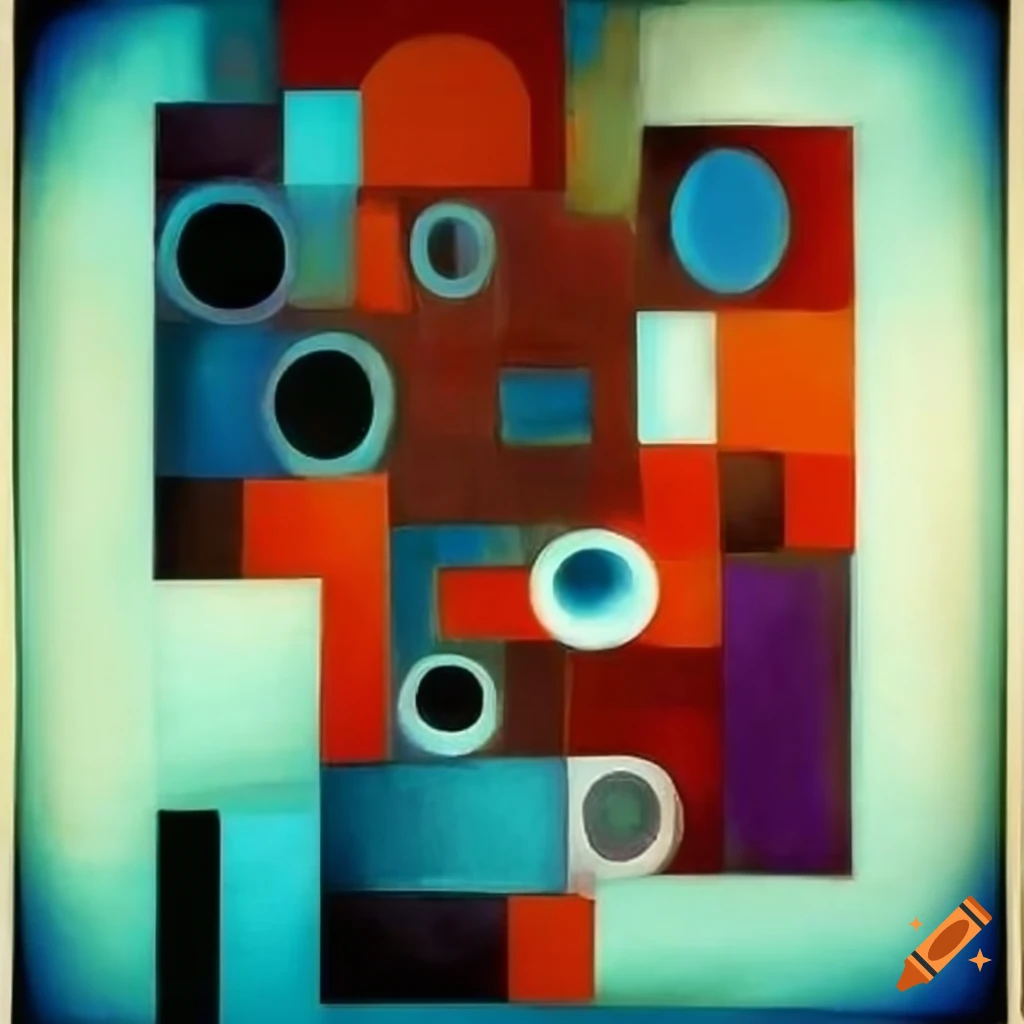 Abstract and cubism artwork on Craiyon