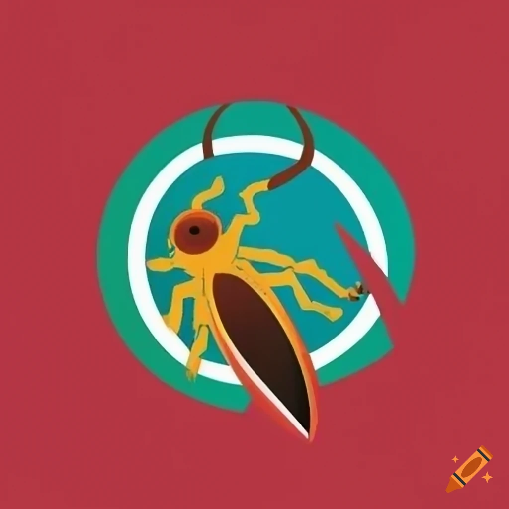 Logo for pest control company on Craiyon
