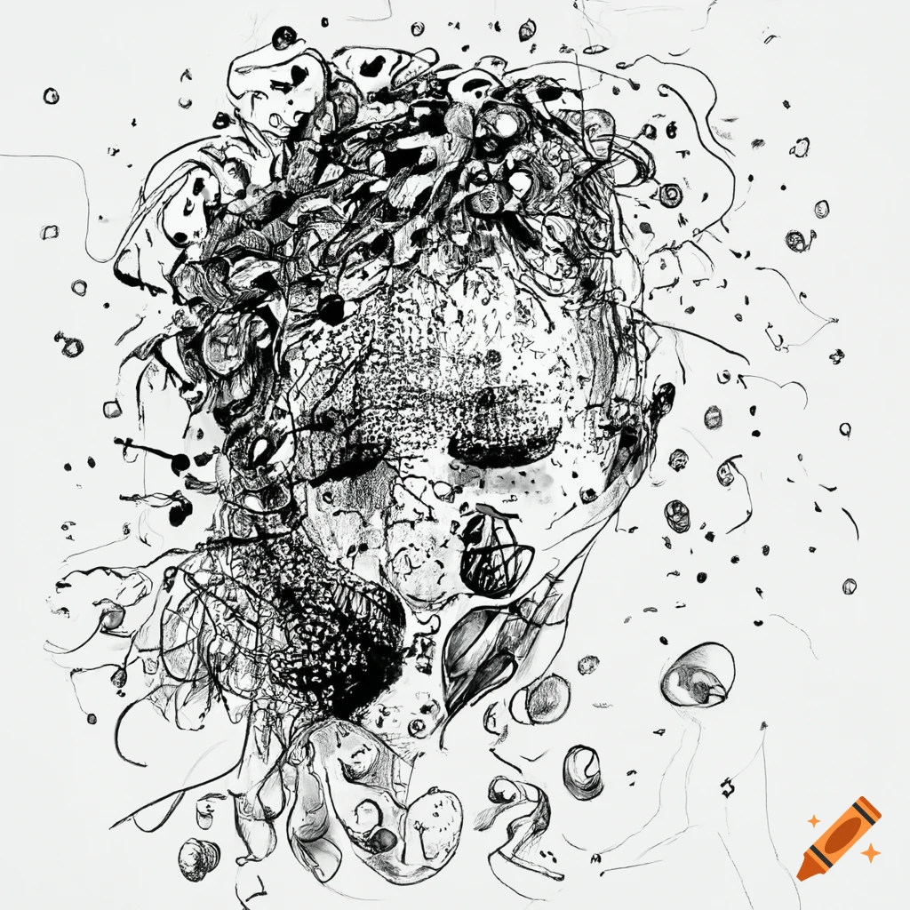 Artwork representing sensory experiences of autism