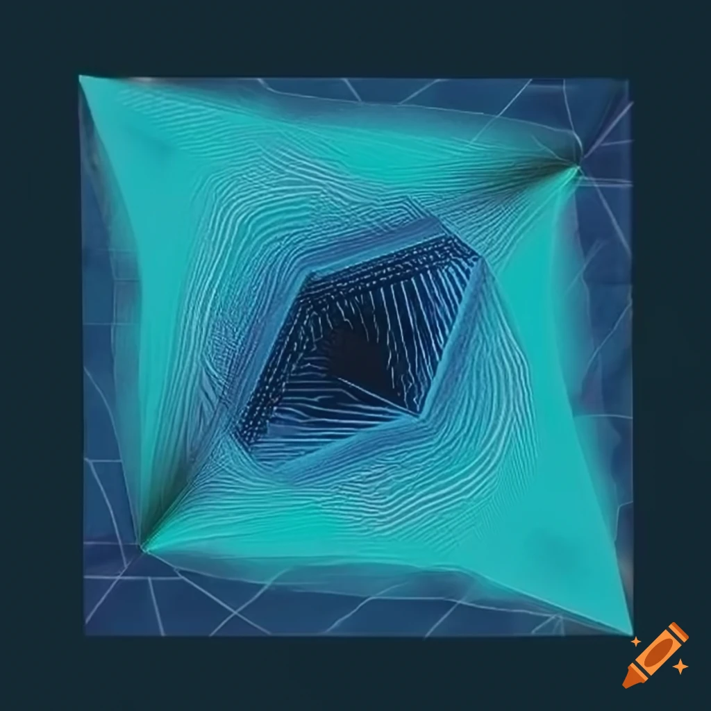 Album cover featuring geometric shapes