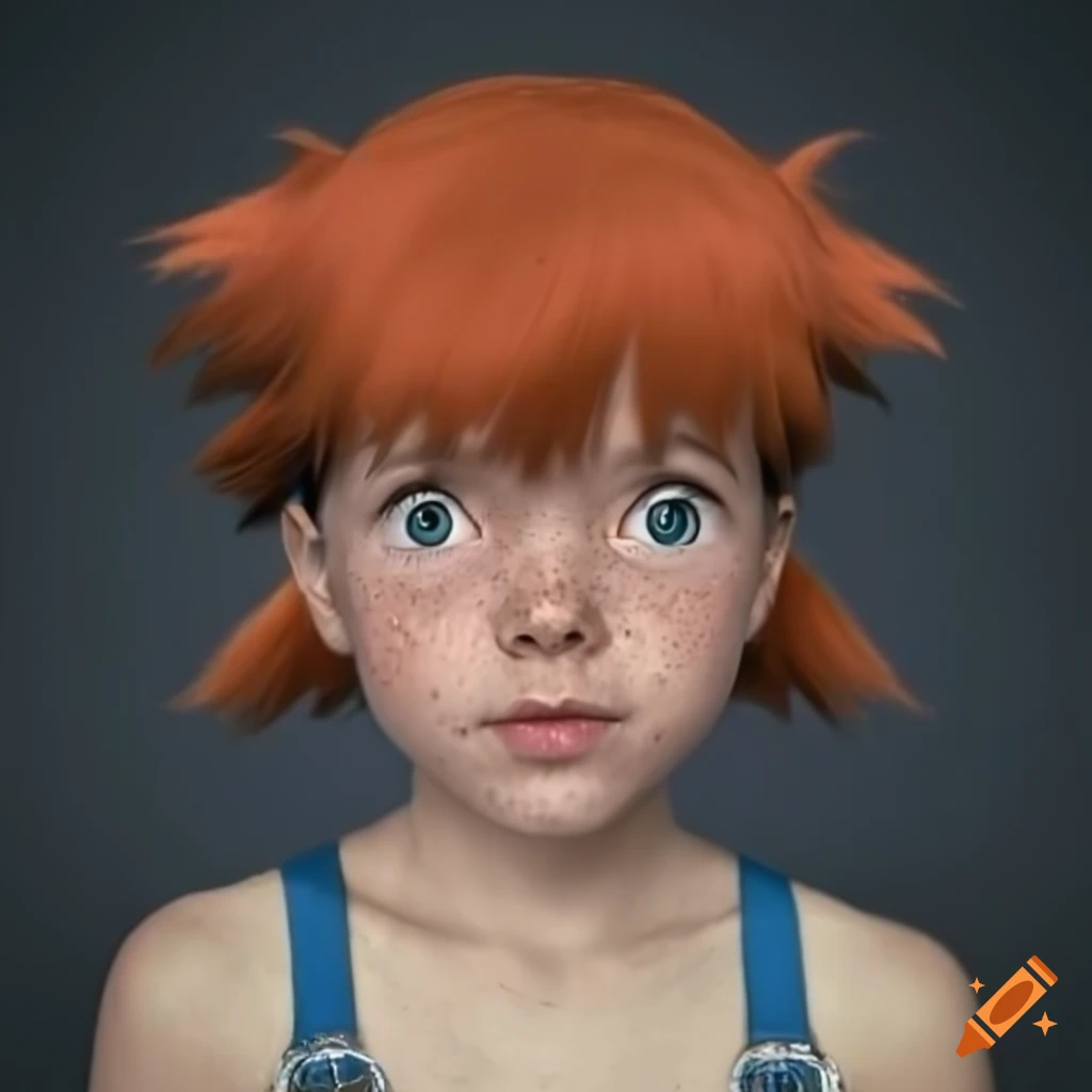 Portrait of misty from pokemon