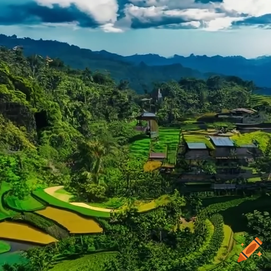 Ifugao Indigenous family blending tradition and technology on Craiyon