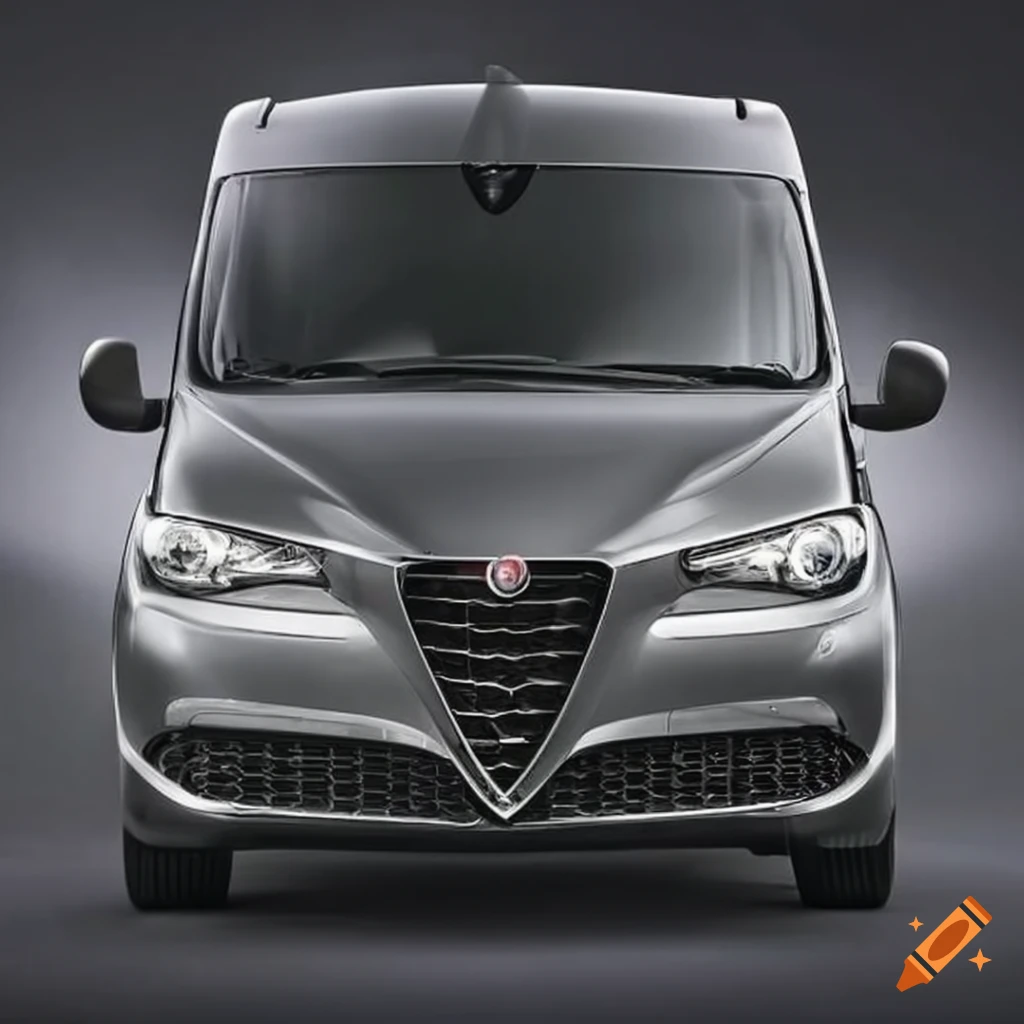 Sleek and stylish alfa romeo van on Craiyon