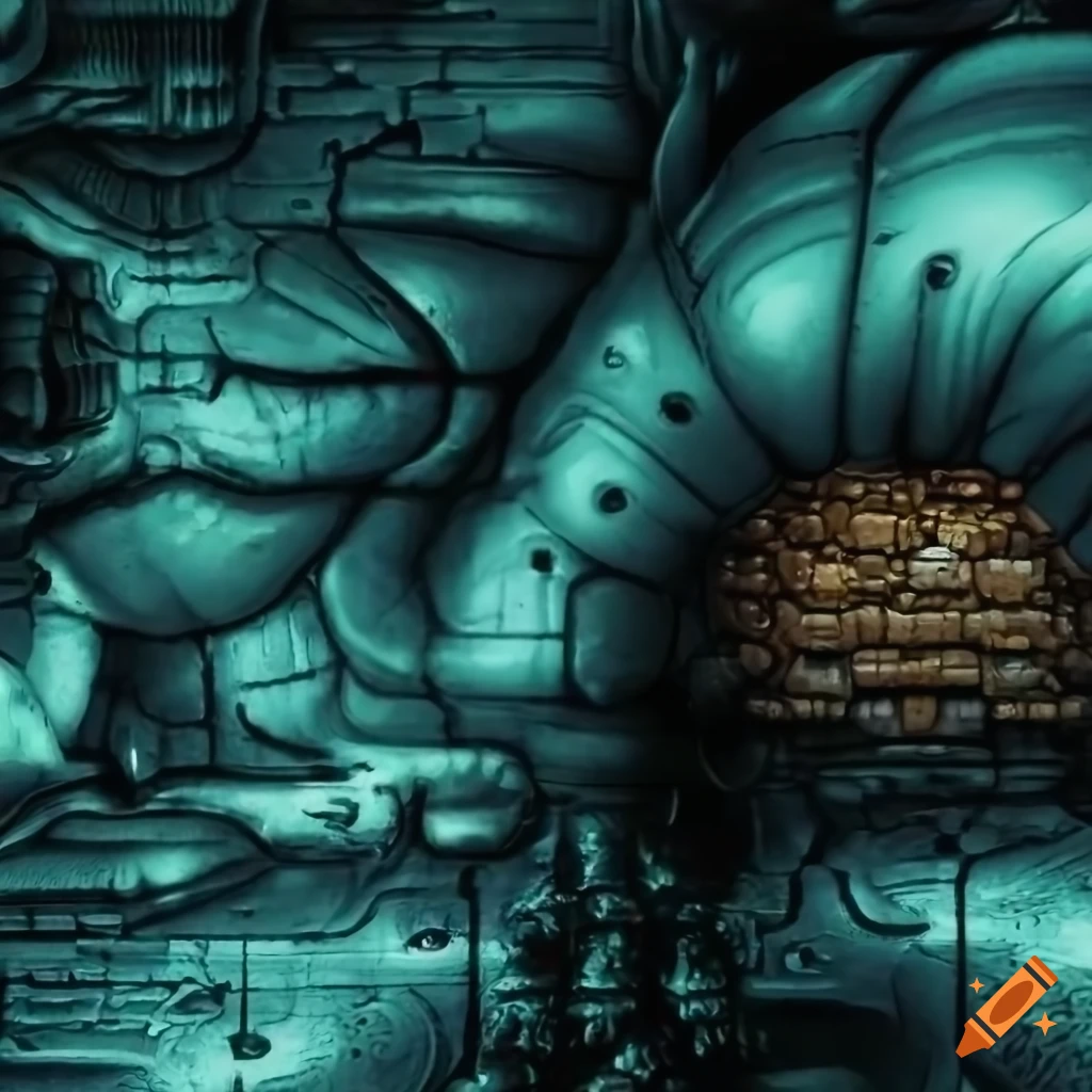 Creepy 2D metroid game with alien creatures and slimy tiles on Craiyon