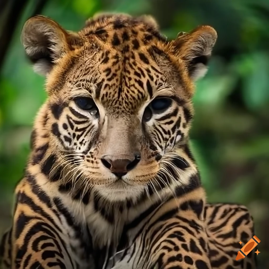 Wild animals in a jungle on Craiyon