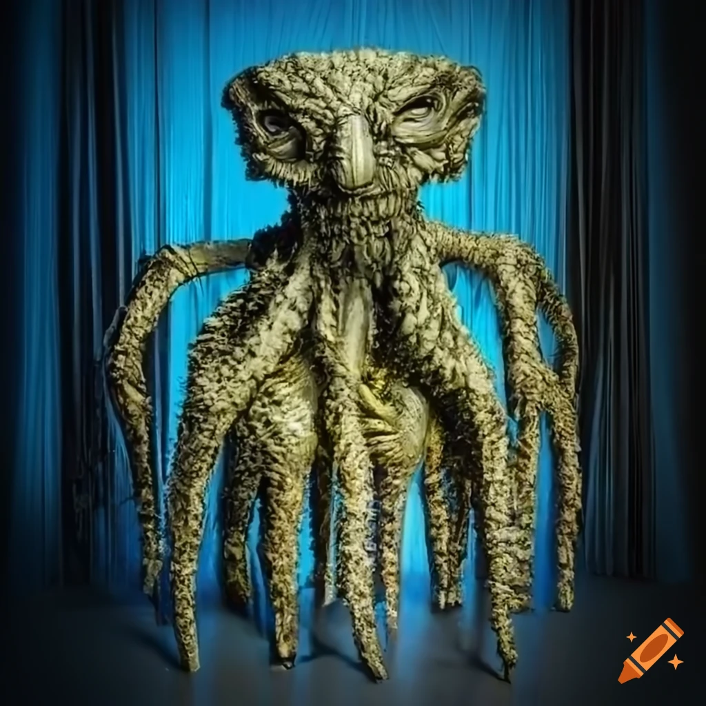 Surreal creature made of entropy and nature on Craiyon