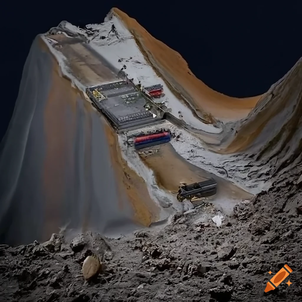 Schematic Diagram Of Landslide Detection Sensors On Craiyon