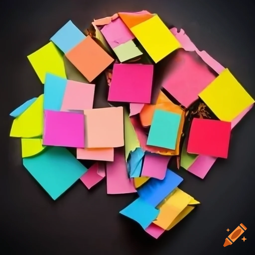 Sticky notes for effective organization