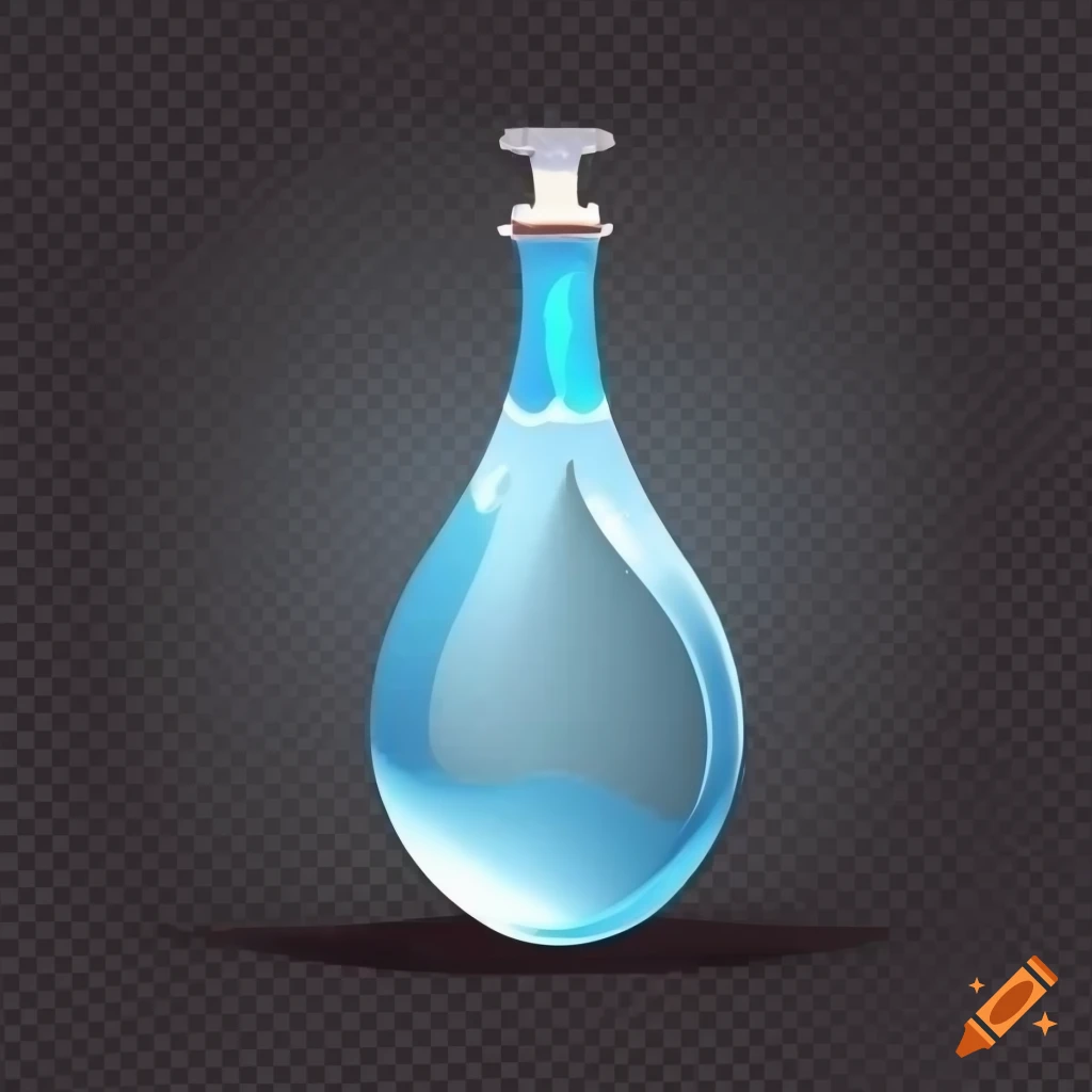 Holy water vector art with transparent background