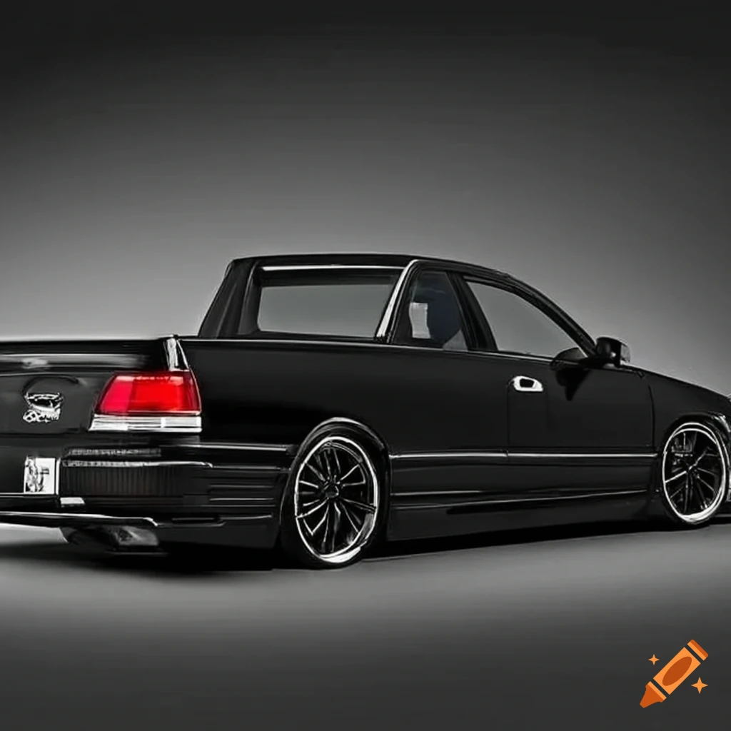 Black toyota crown wagon jzs171 ute conversion