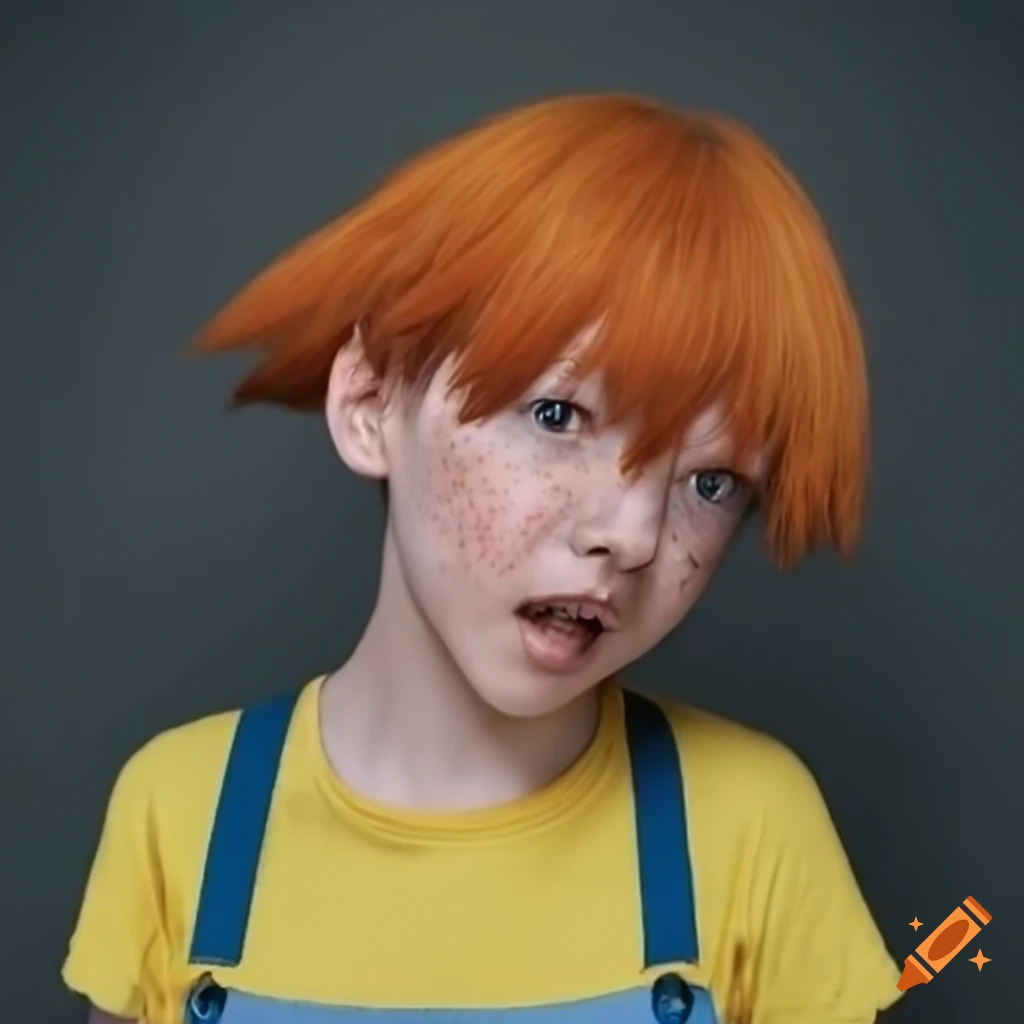 Portrait of scared Misty from Pokemon on Craiyon