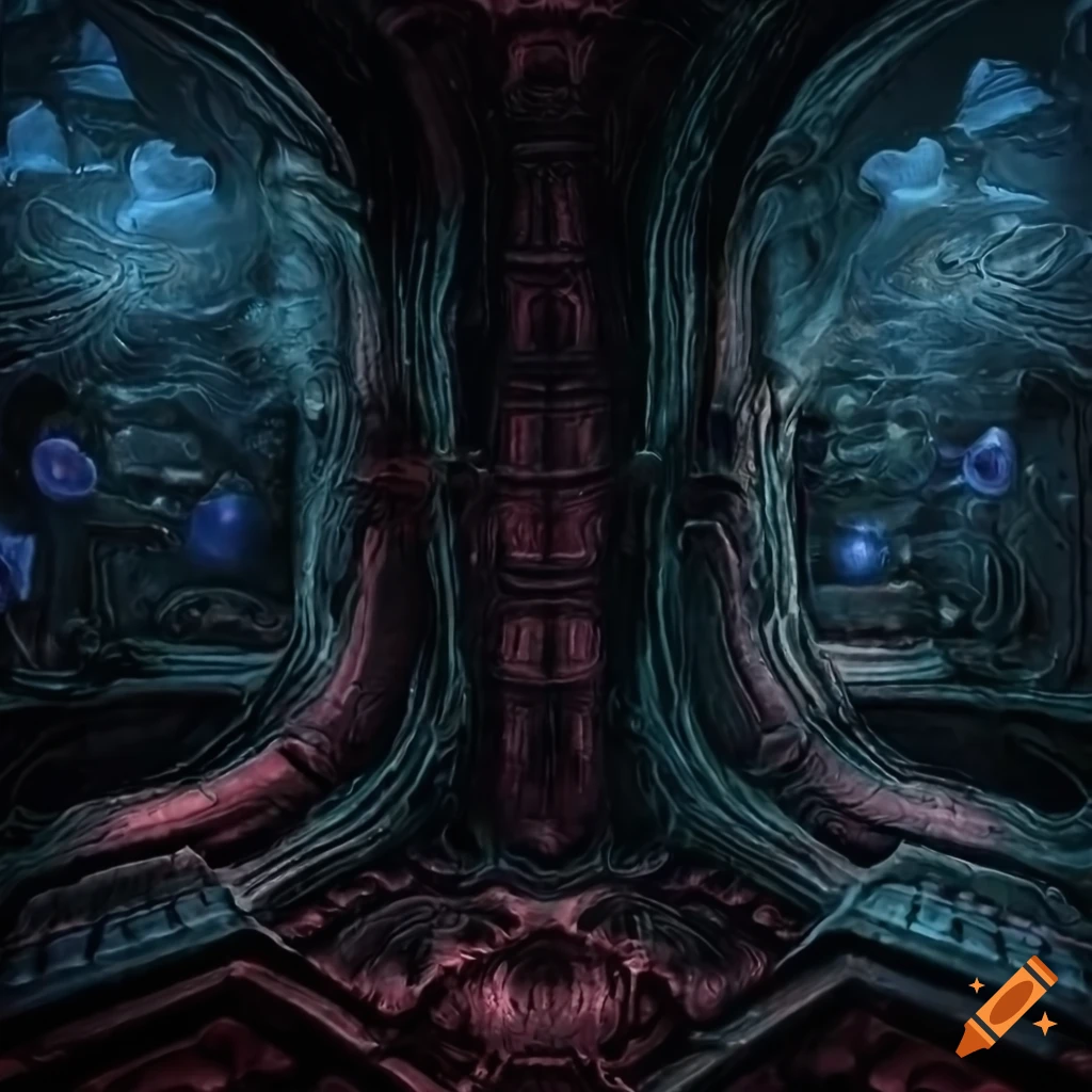 2d game with creepy alien and slimy atmosphere on Craiyon