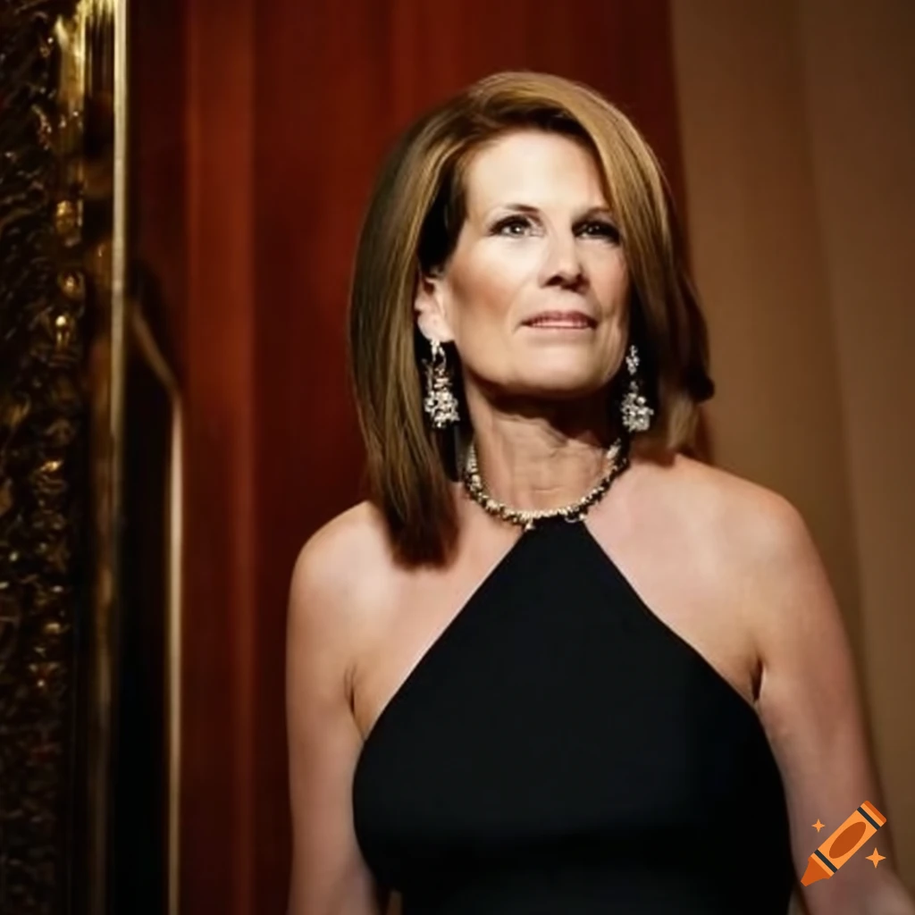 Michele bachmann in elegant evening wear