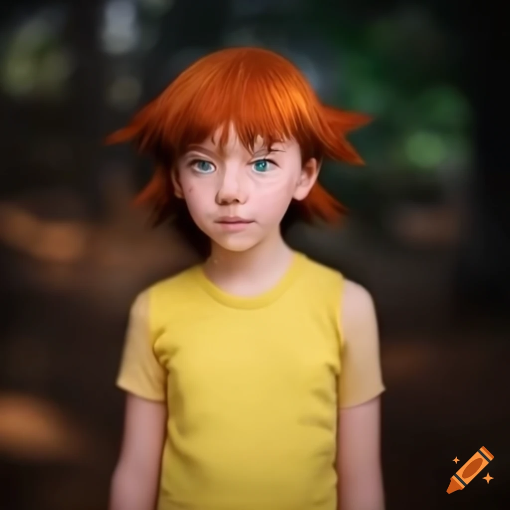 Hyper realistic portrait of Misty from Pokemon on Craiyon