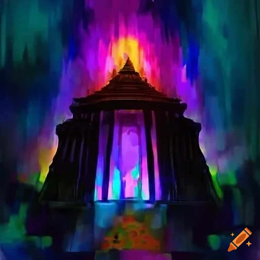 Image of ancient jedi temple