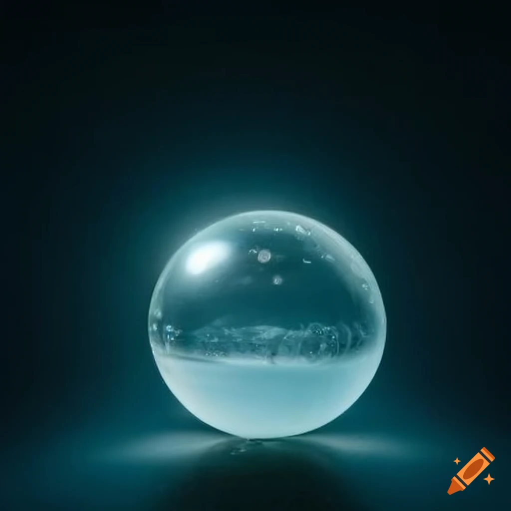 Clear water ball on Craiyon