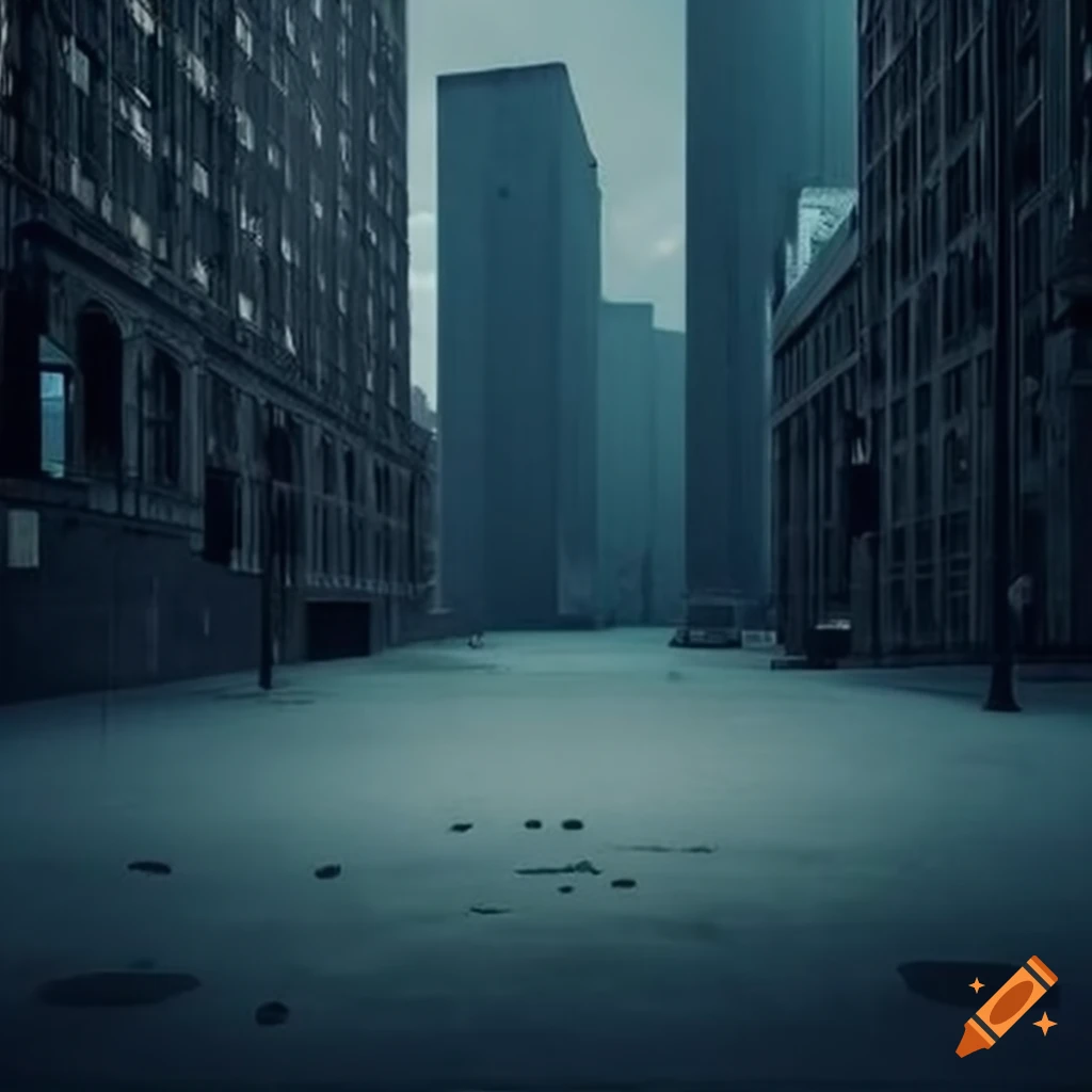 Conceptual image of an empty lot