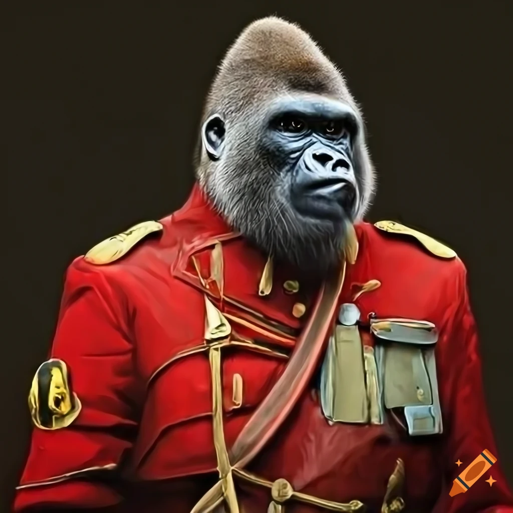 Gorilla images created on Craiyon