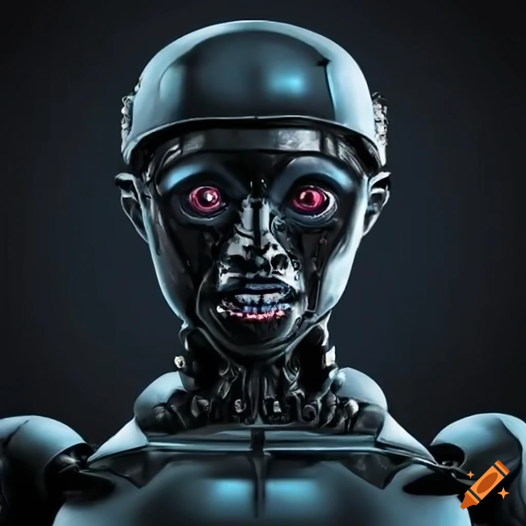 Black robot