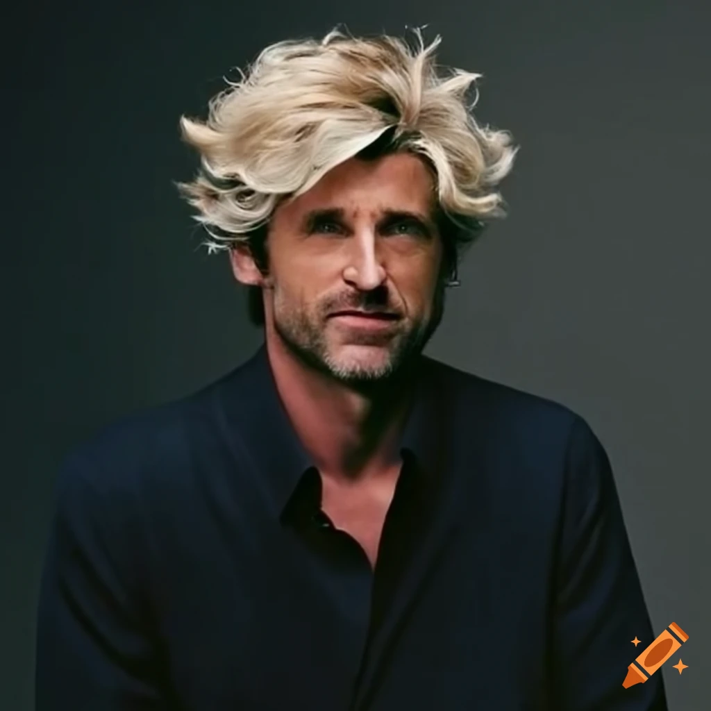 Patrick dempsey with stylish hair
