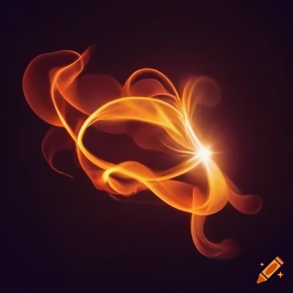 Spark igniting a fire in a captivating image on Craiyon