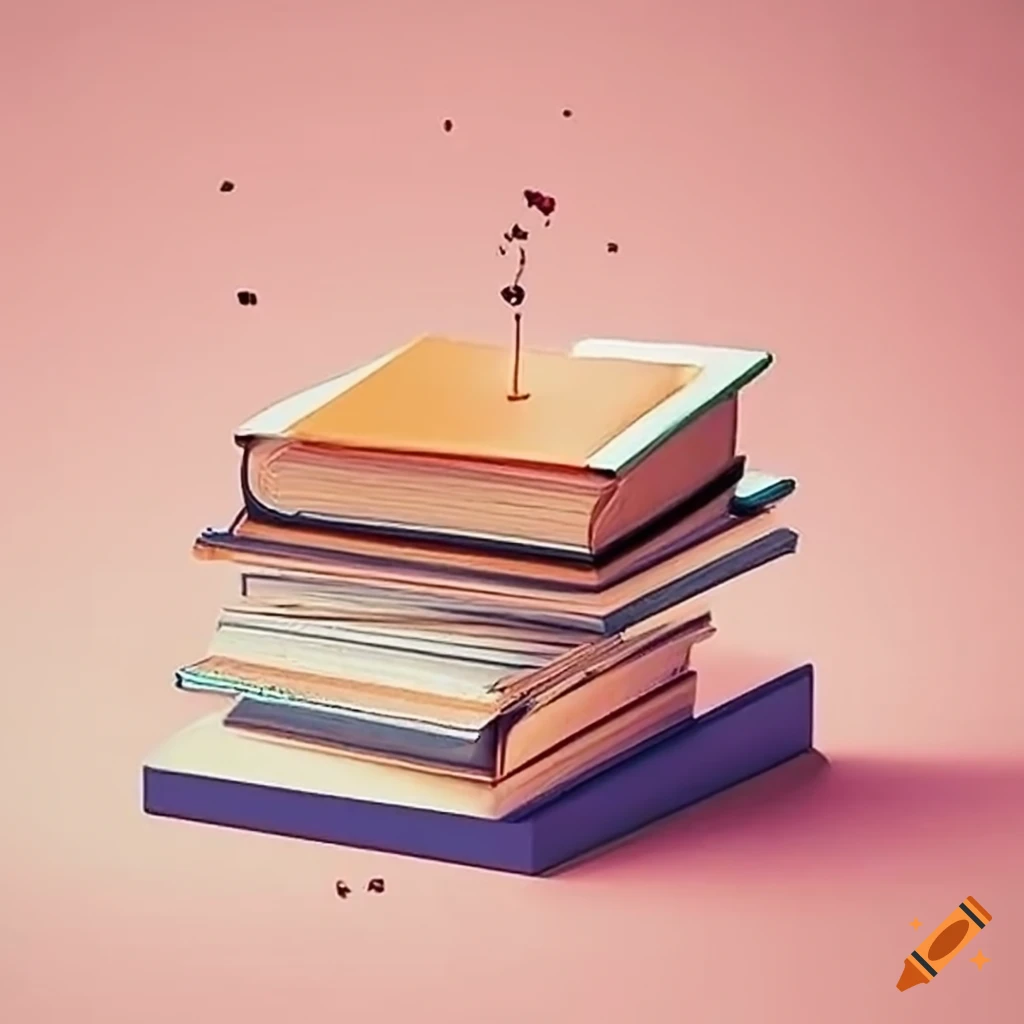 Minimalist book illustration