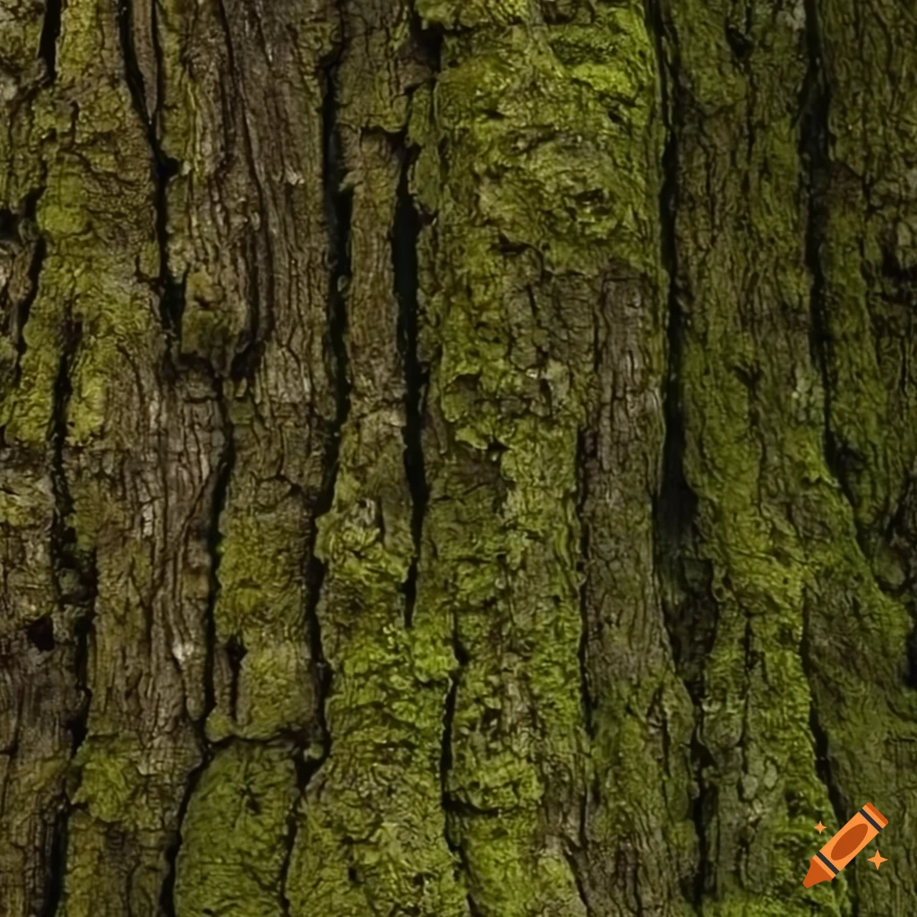 Texture of mossy wood
