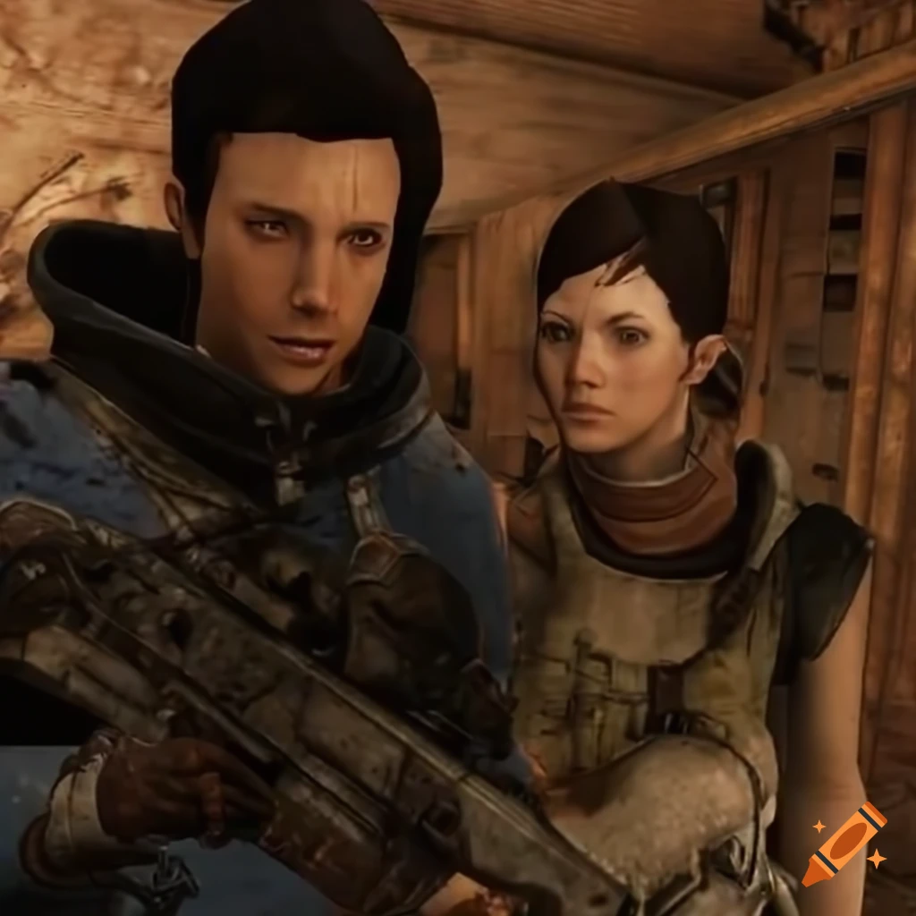 Fallout 4 Nate X Piper Romance Art