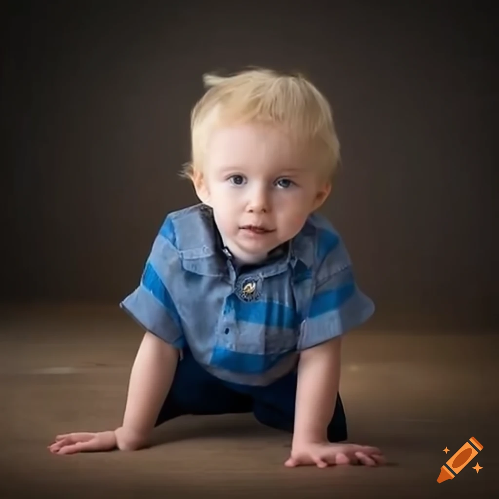 Photo of three year old children on Craiyon