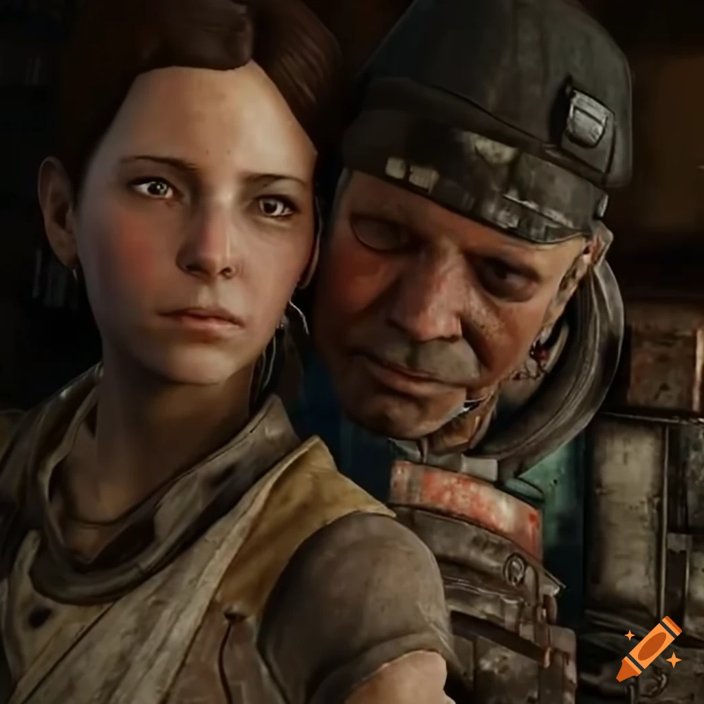 Image of nora and nate from fallout 4 on Craiyon