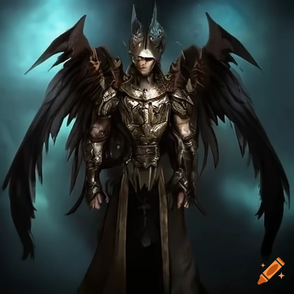 Image of three armored angels