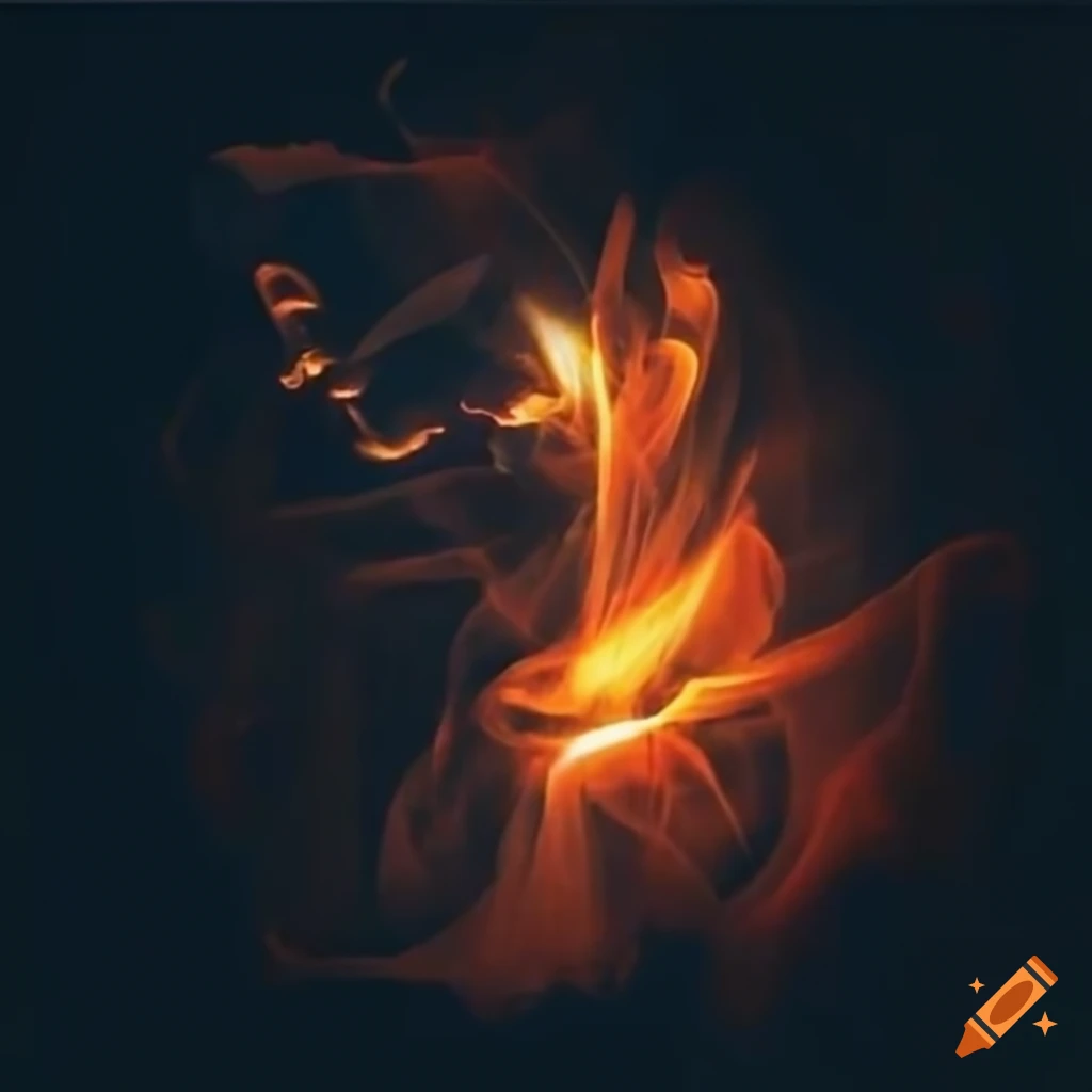 Spark igniting a fire in a captivating image