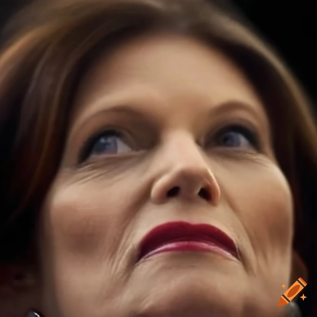 Close-up portrait of michele bachmann